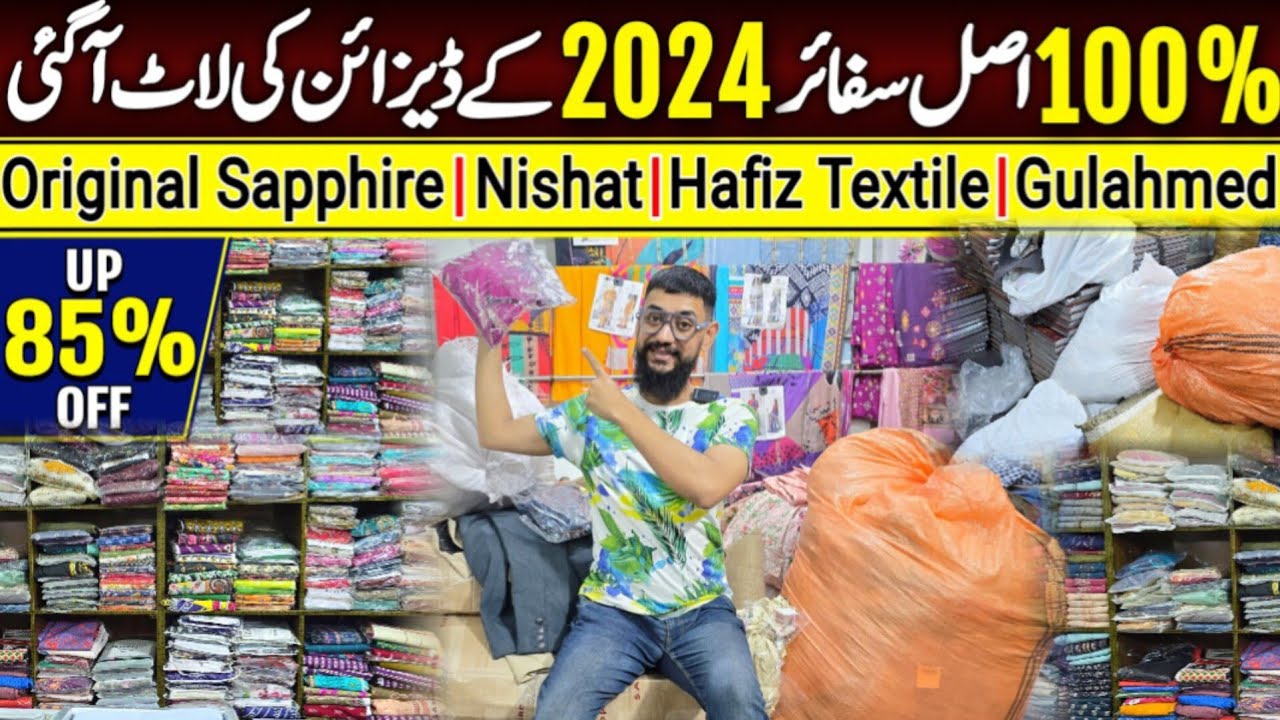 Original Sapphire 2024 Stitch Suits Leftover | Nishat | Hafiz Textile ...