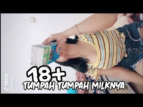 ⛔Sampe tumpah tumpah milknya  || goyangannya lebih mantul || tiktok@chaaechaa