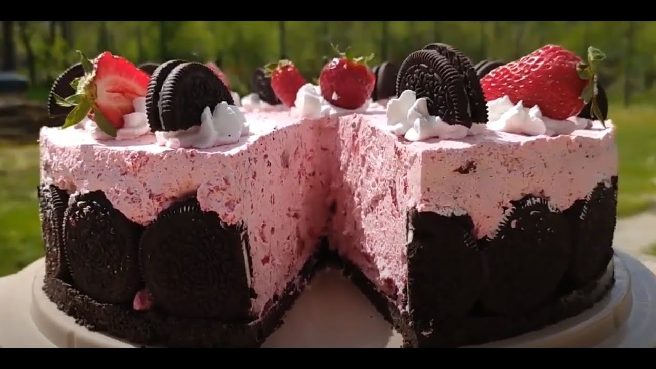 Tort cu fructe și Oreo (fără coacere) | Fruit and Oreo Cake (without ...