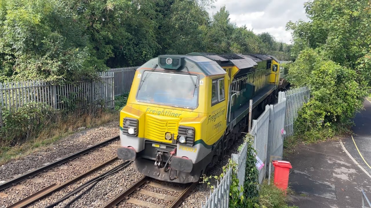 Class 70 + 444 Desiro | 70002 + 444025 + 444037 | Freightliner + SWR ...