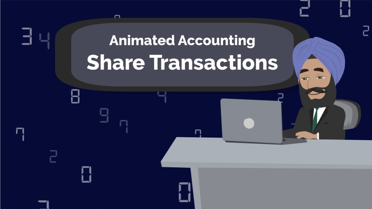 Share Transactions | Animated Accounting - YouTube