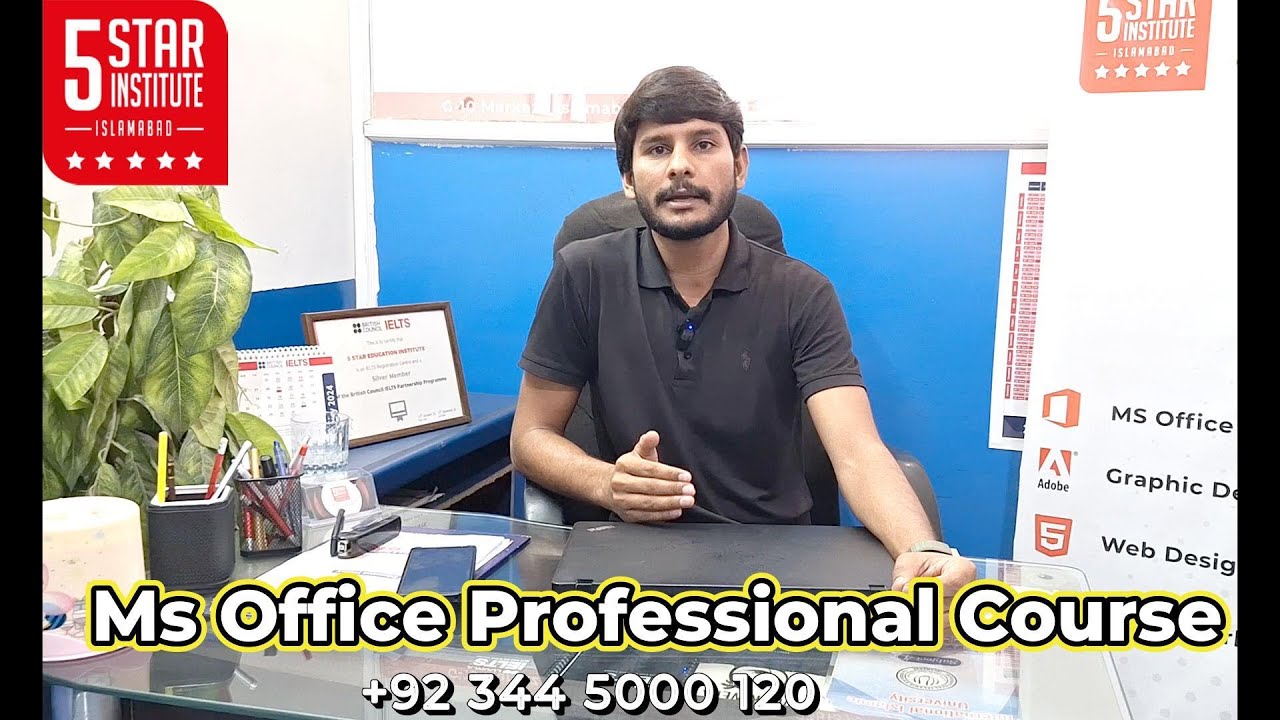 Ms Office Professional Course | Intro Video For Exam-Free Students |5 ...