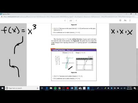 Deco 1314, 2.6, graphs of basic functions video - YouTube