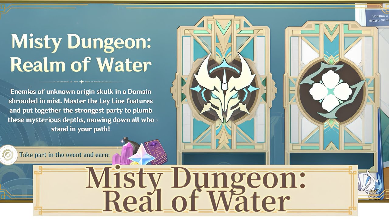 Genshin Impact (Misty Dungeon Realm of Water){Blossoming Trial} - YouTube
