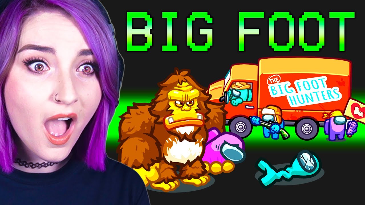 Playing the *NEW* BIGFOOT MOD in Among Us! - YouTube