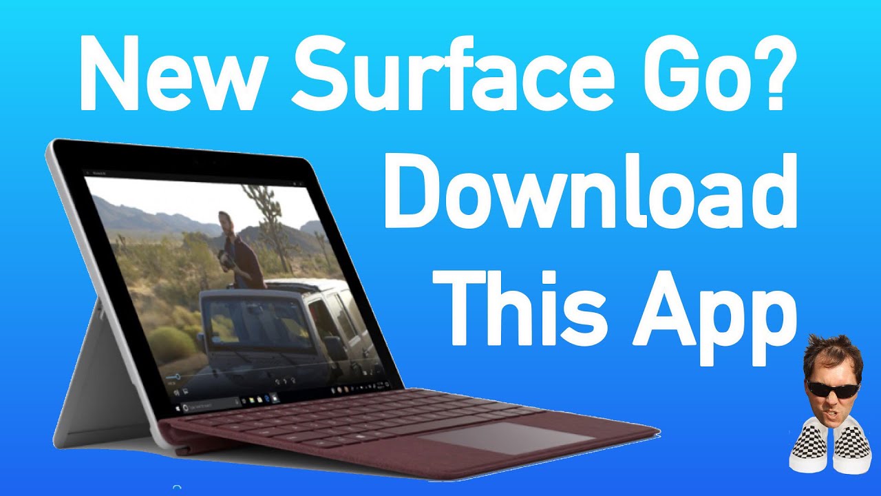 New Surface Go this is a Great App for smaller Windows tablets - YouTube