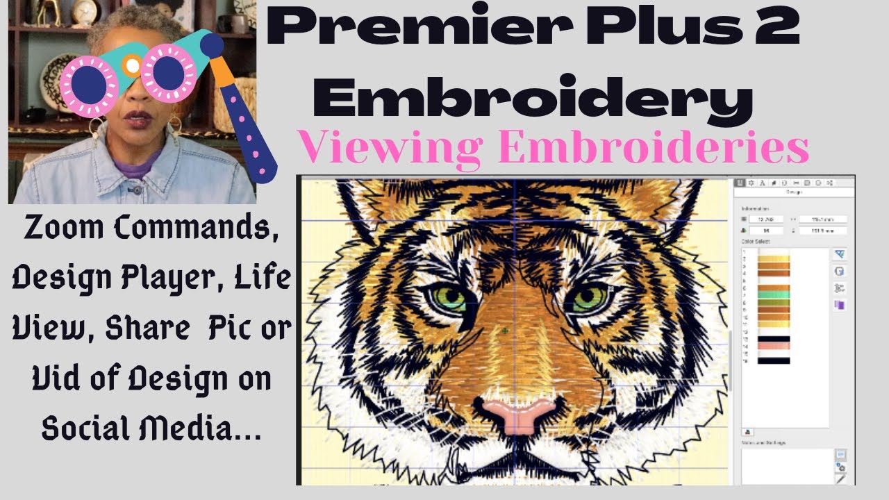 PREMIER PLUS 2 INTRO -VIEWING EMBROIDERIES 1- VIEWING OPTIONS THAT HELP ...