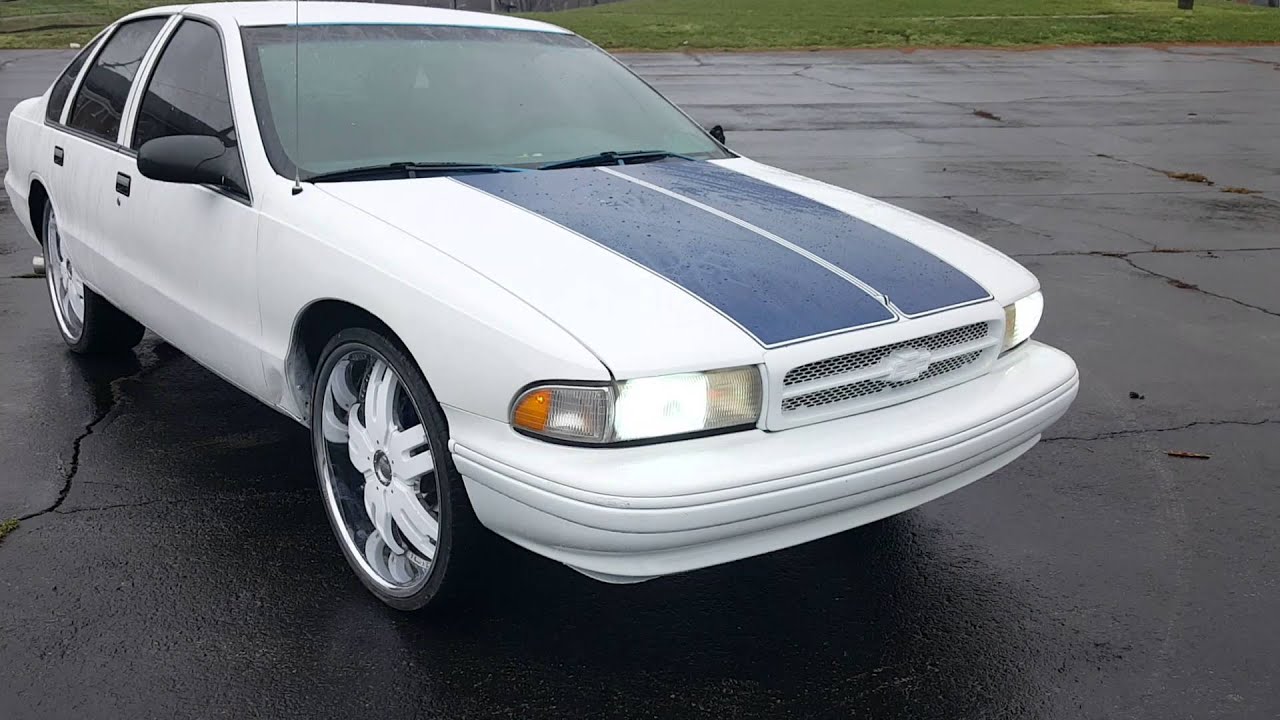 94 Bubble caprice on 24" Rims - YouTube