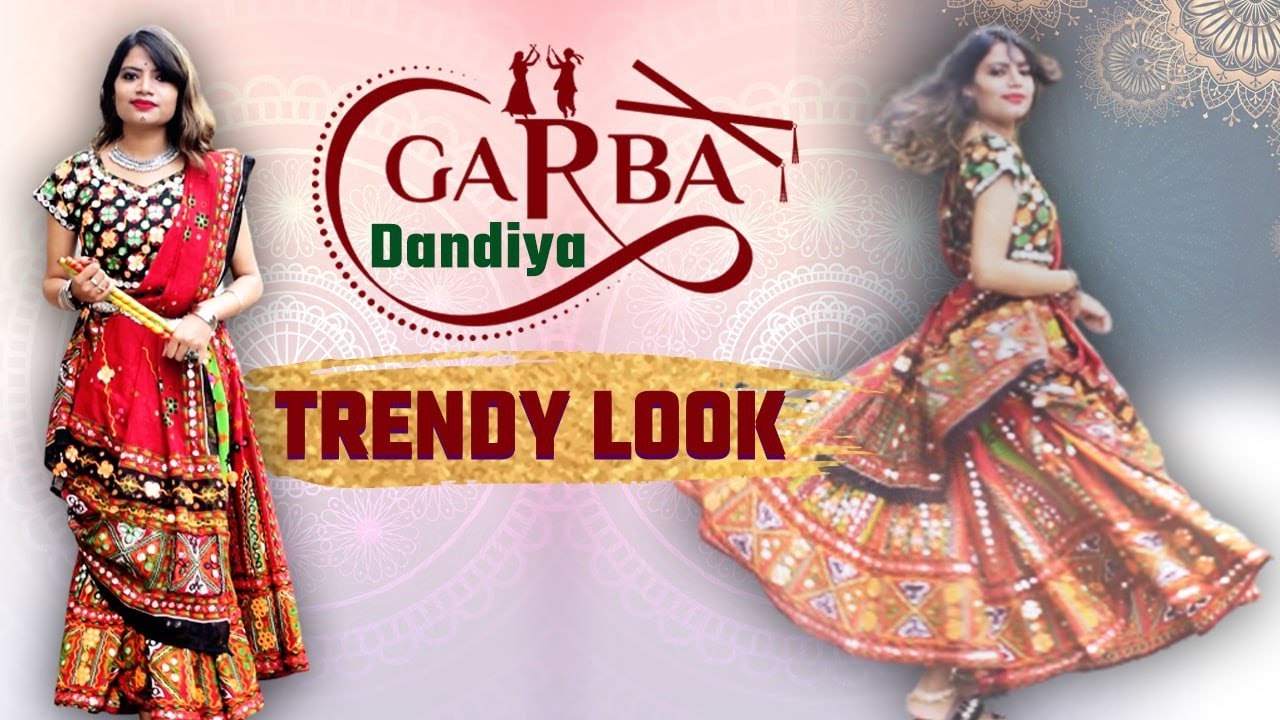 Navratri Makeup look | Gujarati Look | Garba Look | Dandiya Look ...