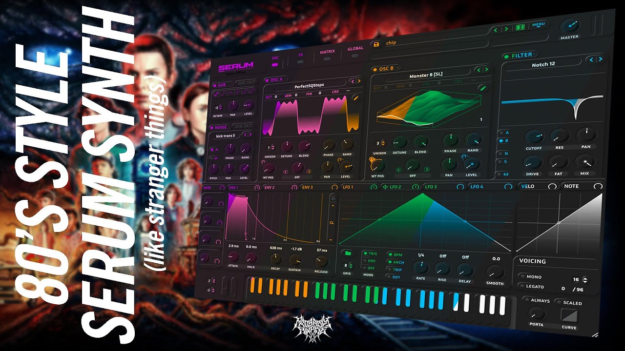 How to make Stranger Things Style Synths in Ableton and Serum - YouTube