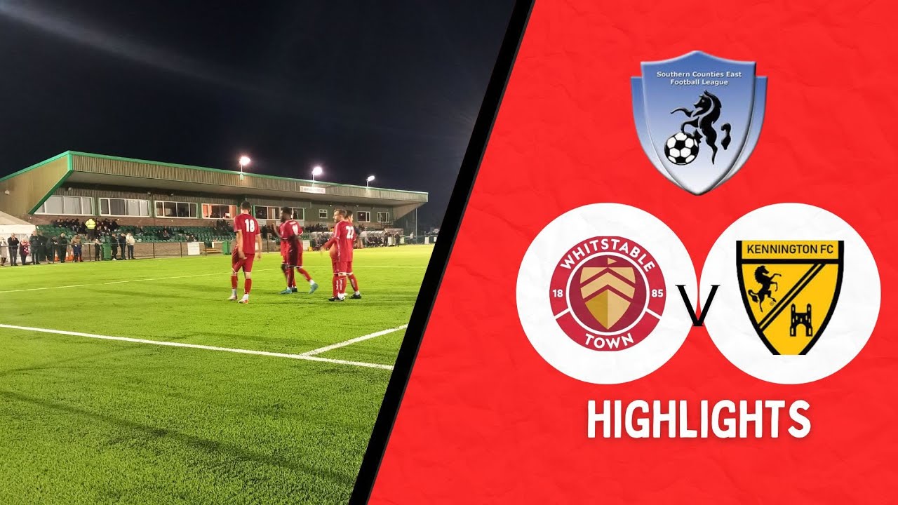 Kennington FC v Whitstable Town | Match Highlights - YouTube