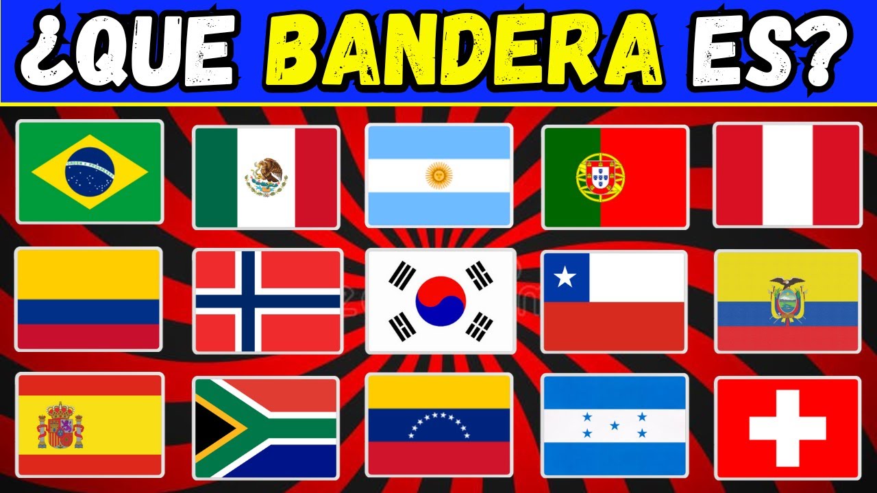 🌍🧠🤔Adivina las BANDERAS del Mundo 🤔🌍🧠 Test Geografía | Adivina el País ...