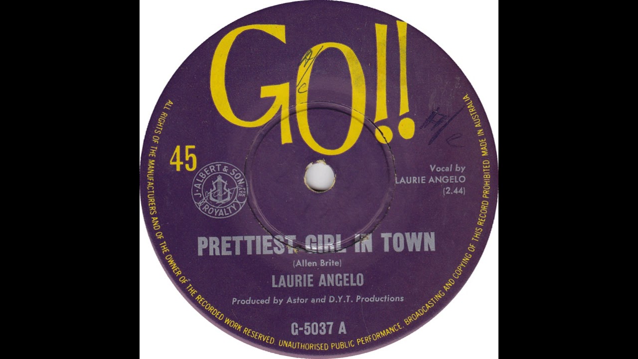 Laurie Angelo Prettiest Girl In Town - YouTube