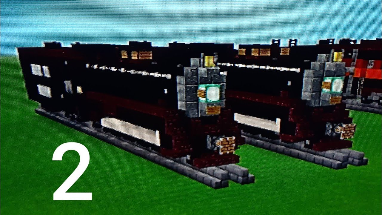 Minecraft Santa Fe 3751 4-8-4 Tutorial Part 2 - YouTube