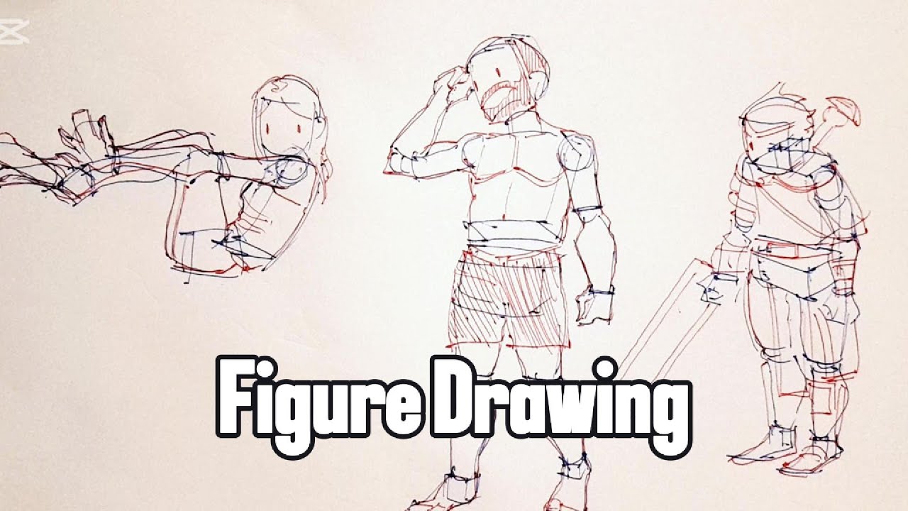 Figure Drawing Practice | Pinterest Models pt 13 - YouTube