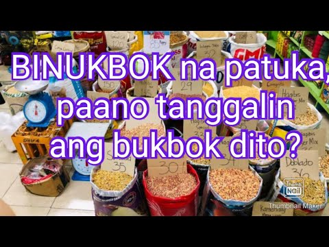 PAANO tanggalin ang bukbok sa patuka. - YouTube
