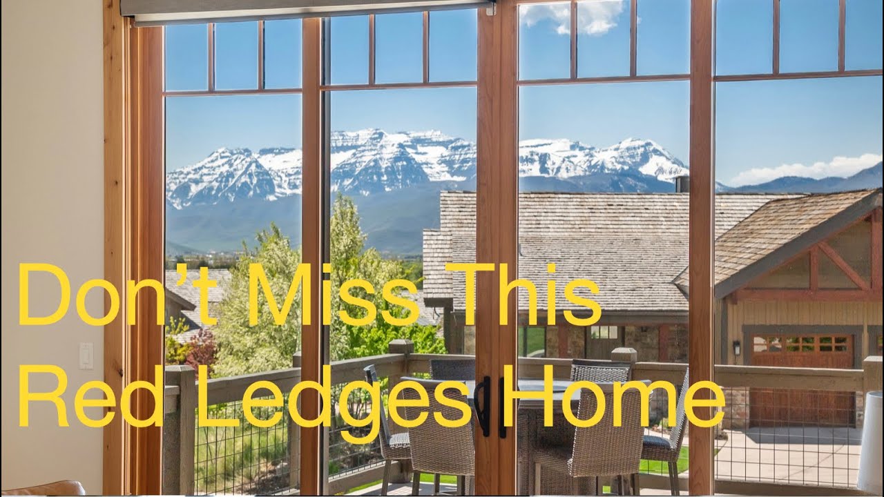 Don't miss this Red Ledges home in Heber City, Utah - YouTube
