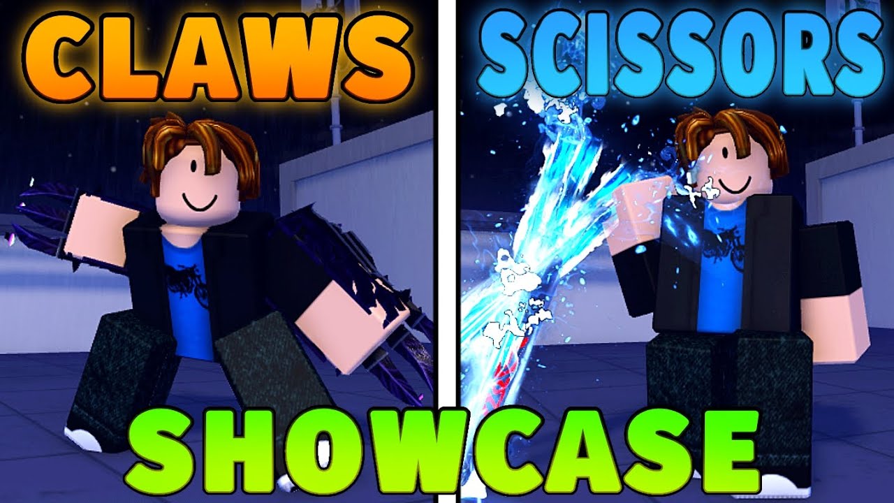 CLAWS and SCISSORS Weapon Showcase in Hunty Zombies! - YouTube