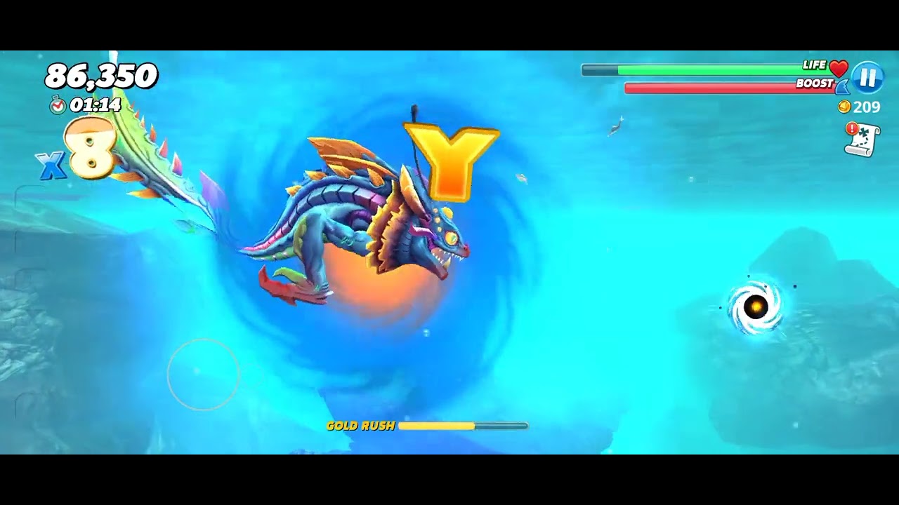 the cosmic shark alen 🦈🦈! hungry shark world! - YouTube