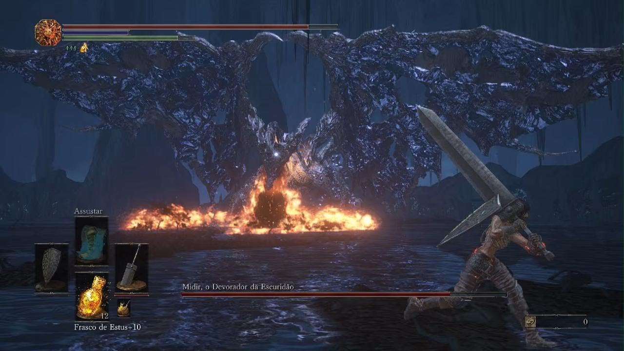 DARK SOULS 3 - Midir Boss Fight - YouTube