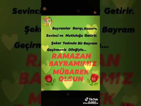 Muqeddes Ramazan bayraminizi tebrik edirem ♥
