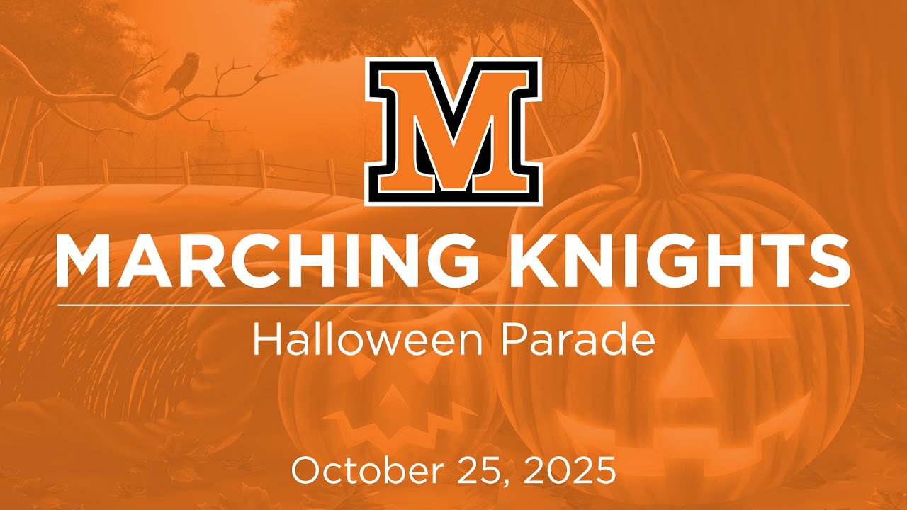 Marching Knights- Halloween Parade 2025 - YouTube