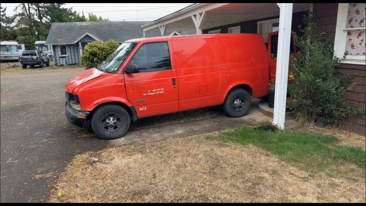 2002 Astro cargo van build (insulation install)1 - YouTube