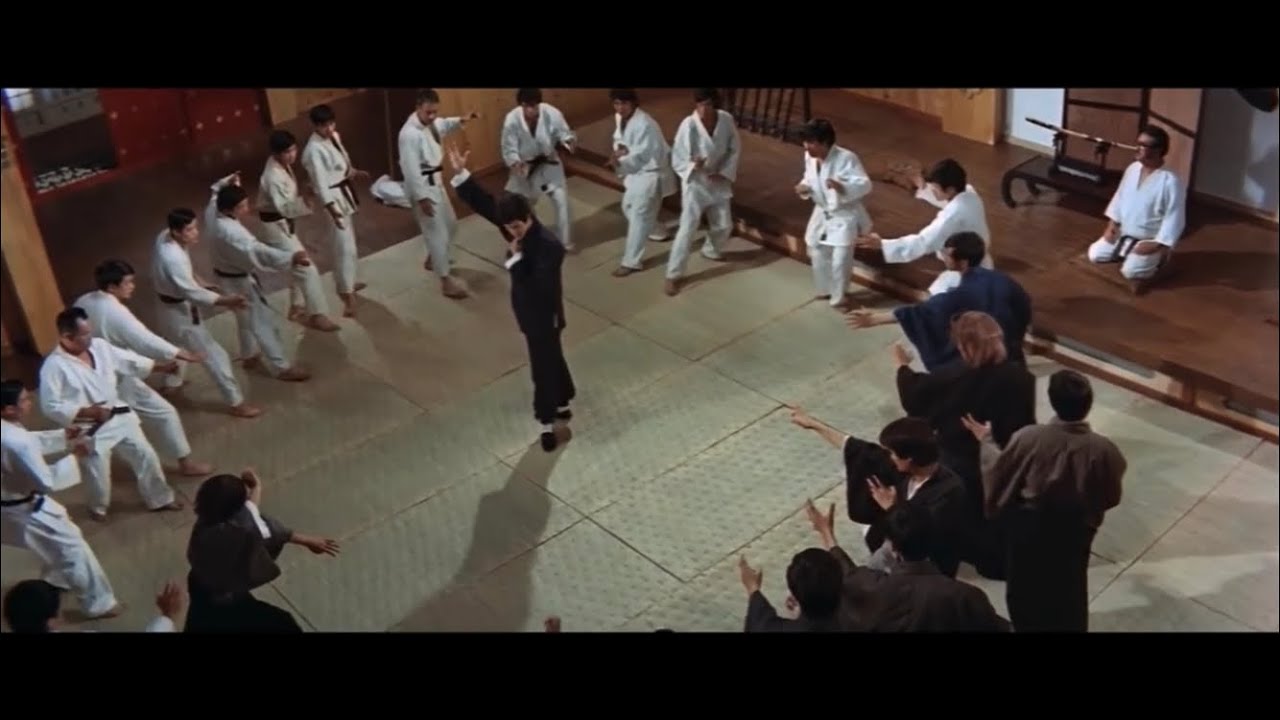 Dojo scene but with the Fist of Fury theme song - YouTube