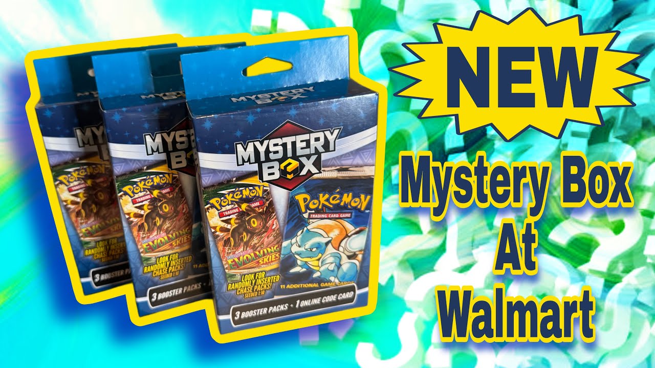 New Pokemon Cards Mystery Box at Walmart! Opening 3 of Them To See If ...