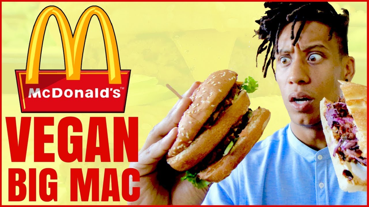 Christian Pierce goes Vegan with a McDonald's Big Mac! - YouTube