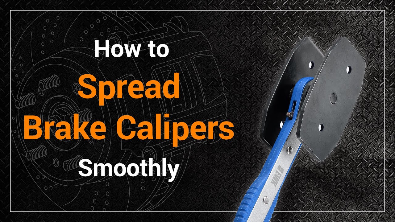 How to Spread the Brake Calipers Smoothly?│EB0271, EB0272│EWKtool - YouTube