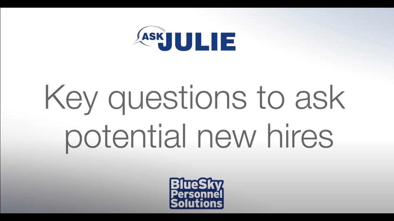 Key questions to ask potential new managers - YouTube
