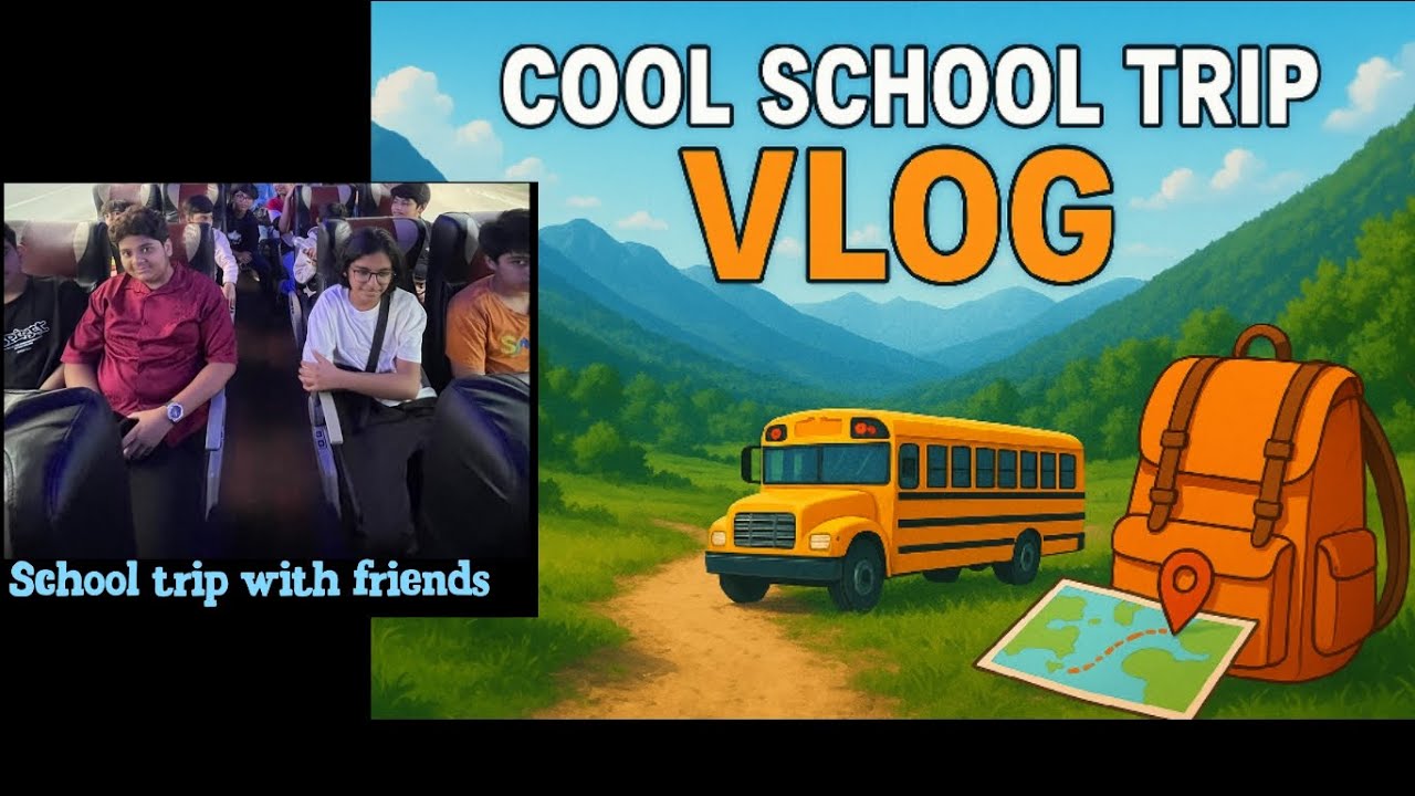 🌄 Cool School Trip Vlog | Fun, Adventure & Memories with Friends! 🎇 ...