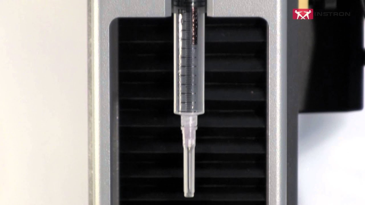 Instron: Syringe Test Fixture for Materials Testing in Biomedical ...