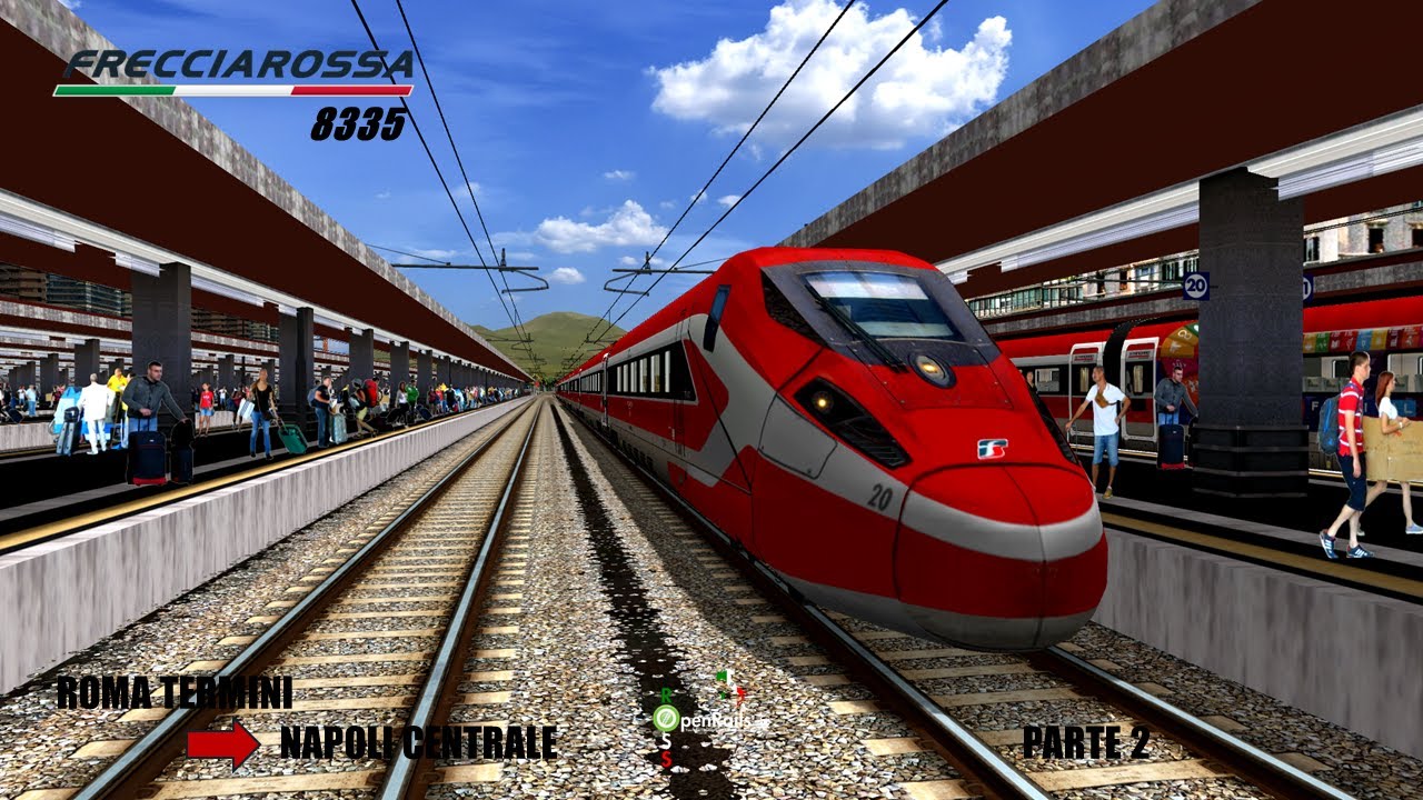 OpenRails | FR 8335 | Fiumicino Aeroporto - Napoli C.le (Tratta Roma ...