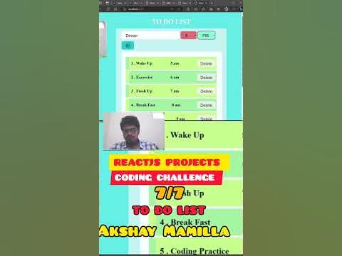 TECHNOLOGY|AKSHAYMAMILLA|REACYJS|TODOLIST #reactjs #viral #ytshort #youtubeshorts #youtube # ...