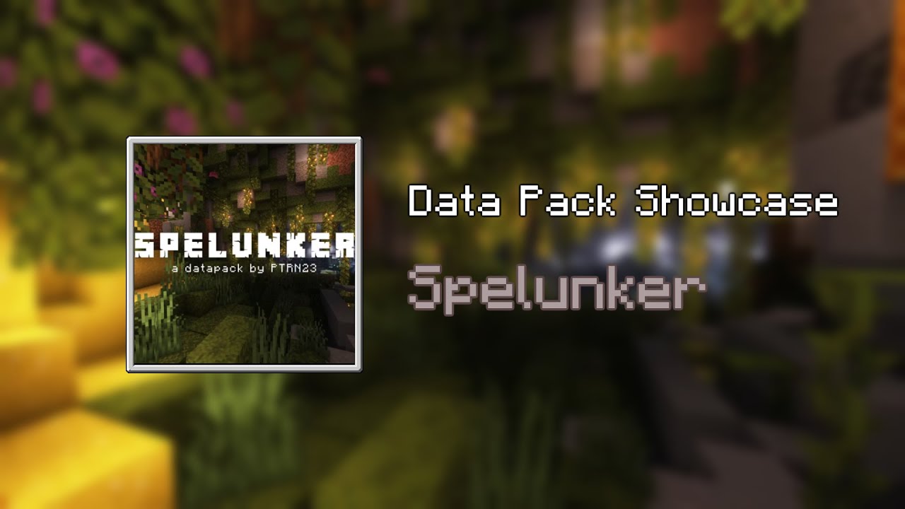 Spelunker Data Pack Showcase - Minecraft 1.18 - YouTube