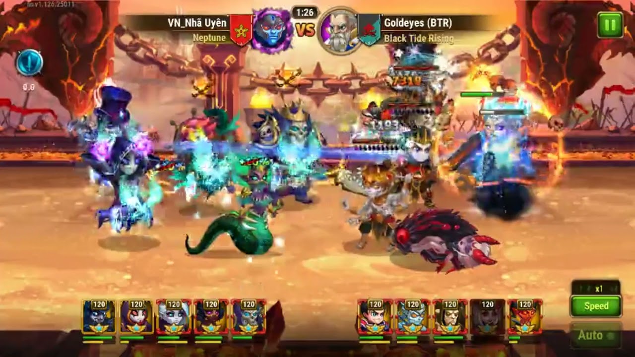 Hero Wars ! Yasmine vs Xe'sha - YouTube