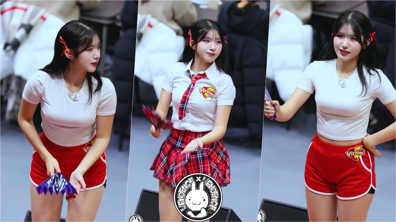 [4K] 241130 치어리더 염세빈 직캠 '응원 리액션 모음' Yeom Sebin Fancam @한국전력 남자배구 By 벤뎅이 ...