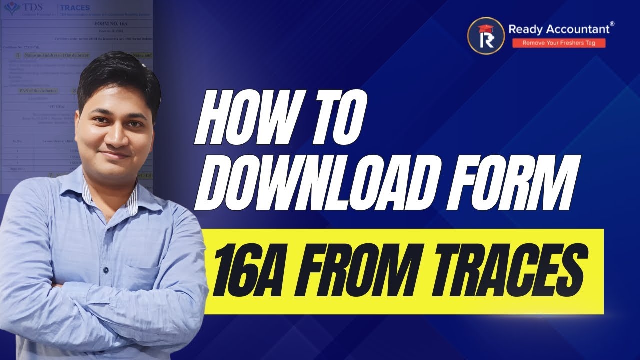 How to download form 16a From Traces - YouTube