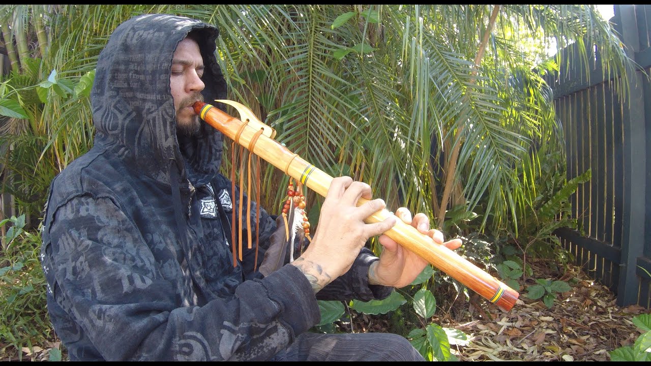 Reflections... Native American Flute and Handpan - YouTube