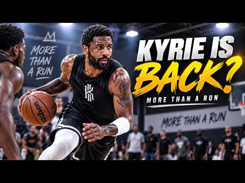 Kyrie Irving Is BACK Hooping After ACL Injury 👀 | More Than A Run Reaction