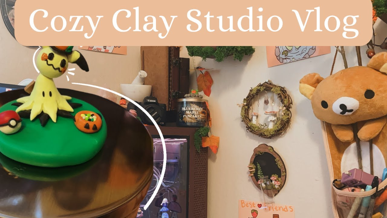 Cozy Clay Studio Vlog | Glazing | New Designs - YouTube