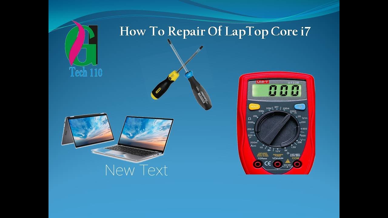 How To Repair Of Laptop Hp Core i7 - YouTube