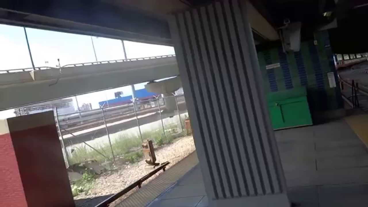 Boston MBTA "T" Orange Line Subway Train At Community College - YouTube