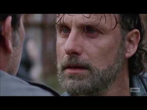 TWD S7 E16 Rick and Negan Face to Face - YouTube
