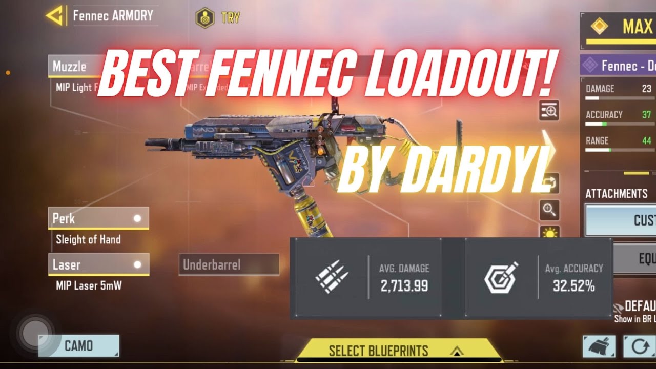 FENNEC ATTACHMENT BY DARDYL l CALL OF DUTY MOBILE l GARENA - YouTube