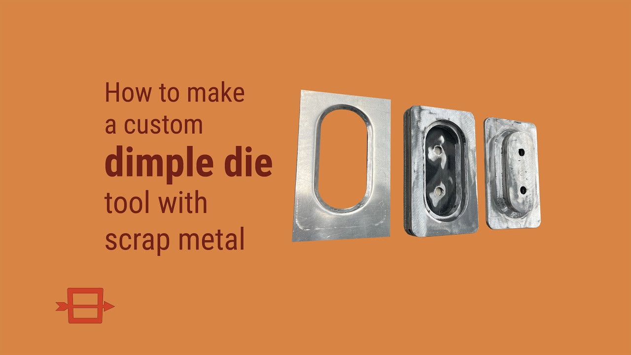 Make a Dimple Die Tool Using Scrap Materials - YouTube