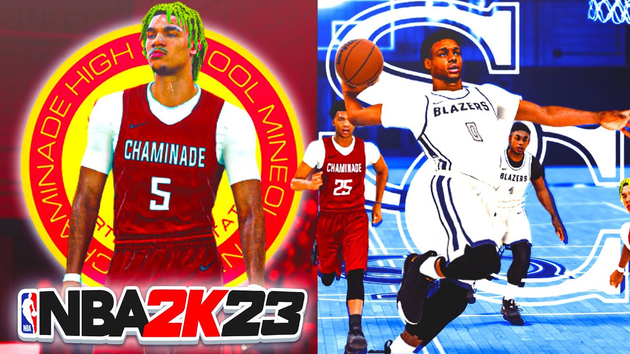 NBA 2K23 MyCAREER #1 KING SMITH VS BRONNY AND BRYCE JAMES IN HIGH ...