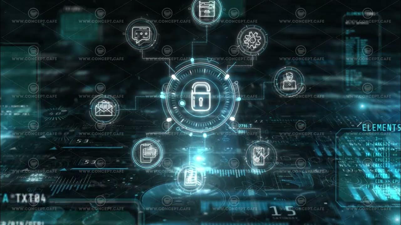 Infographics about encryption and data protection on the network. - YouTube